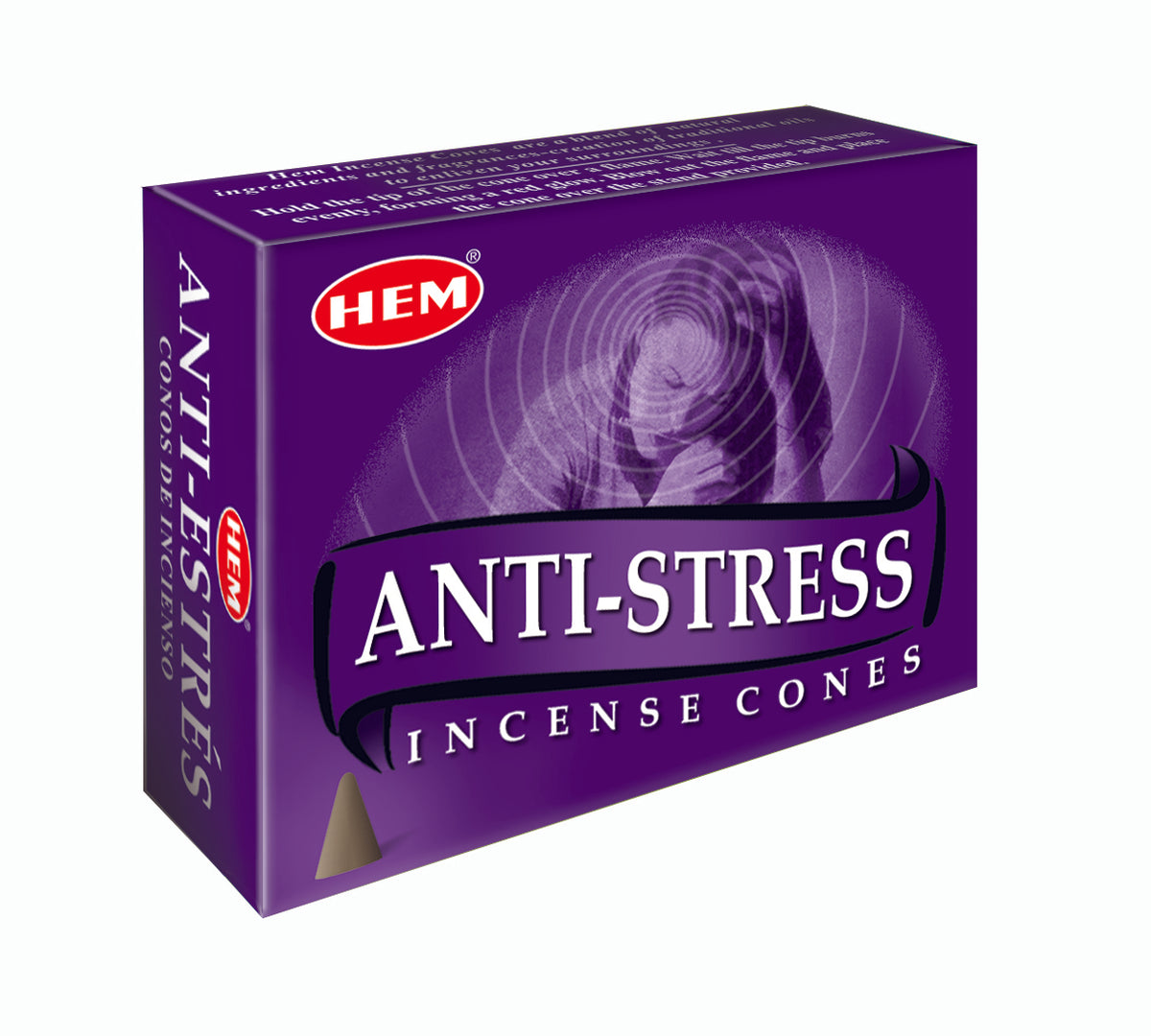 Anti Stress Incense Cones (12 Packets Of 10 Cones Each) | Hem